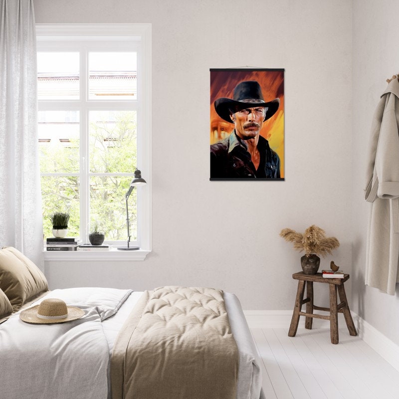 Vengeance Unleashed: Lee Van Cleef in Death Rides a Horse Digital Oil ...