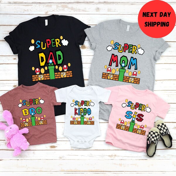 Super Mario Mom Birthday Shirt - Etsy