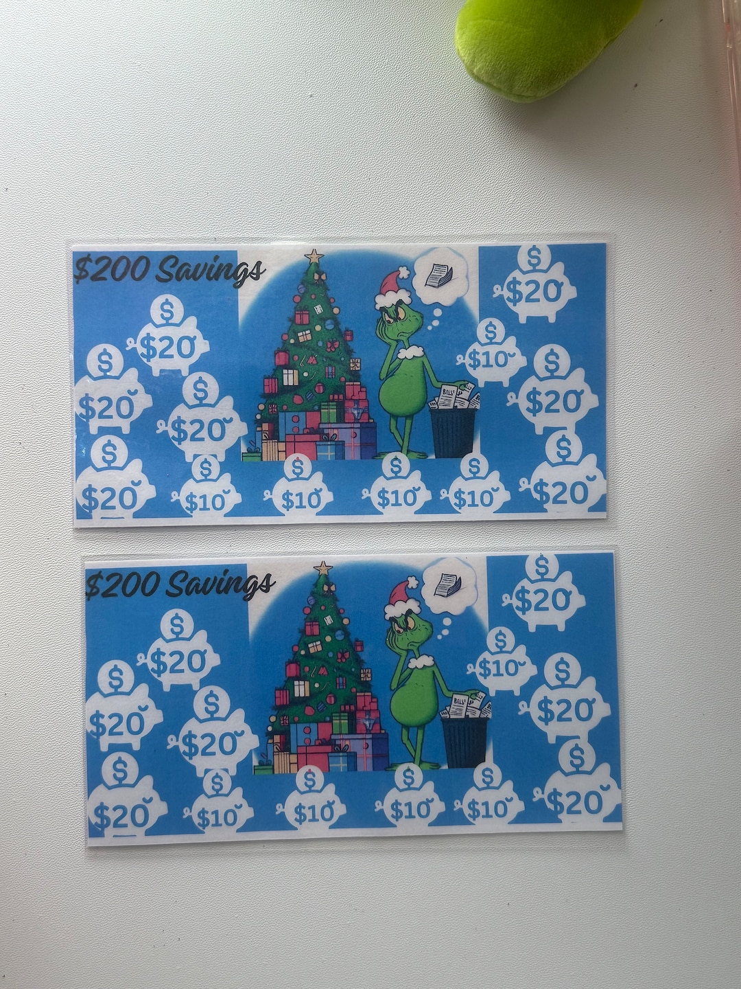 Grinch DIGITAL Savings Challenge, Grinch for Cash Stuffing Save 200 ...