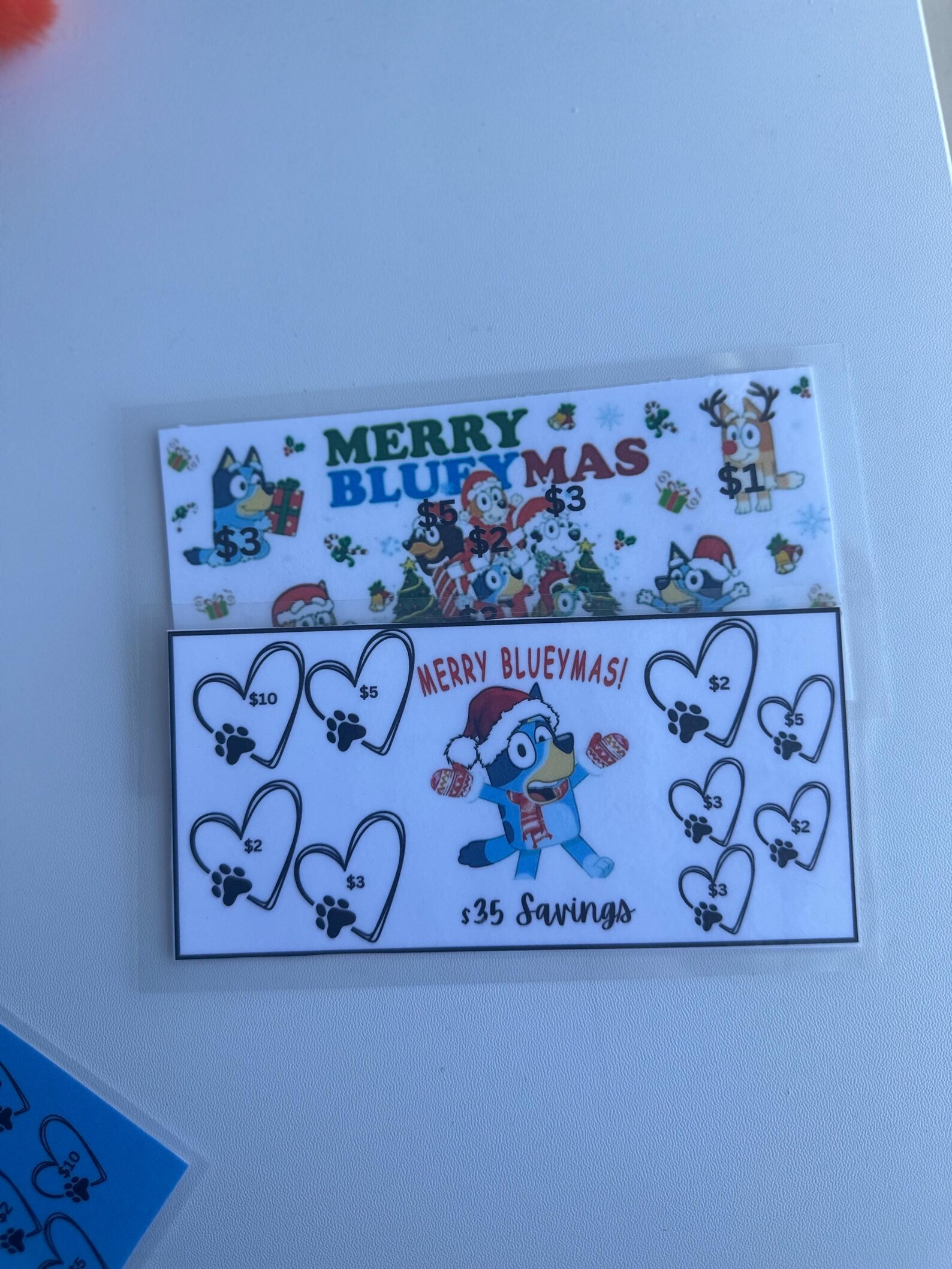 Bluey Savings Challenge, Bluey Cash Stuffing Save , Savings Challenge ...