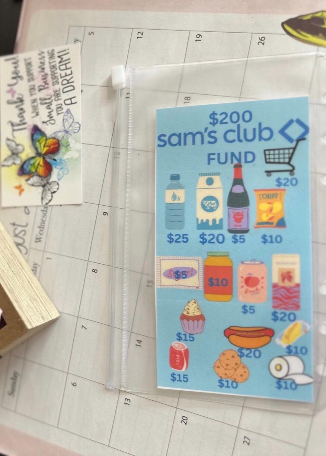 Sams Club Savings Challenges Grocery Saving Gift for Her Budgeting ...