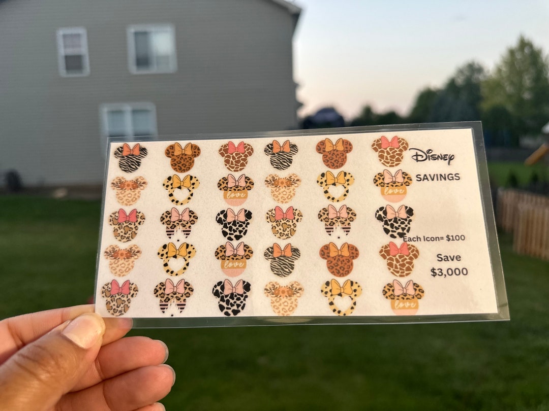 Disney Fund Savings Challenges for Disney Trip Saving Gift for Her ...