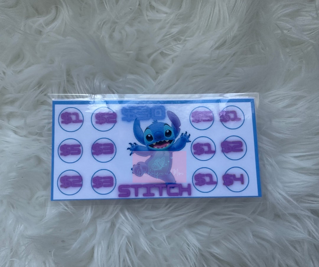 Stitch Savings Challenges Laminated and FREE SHIPPING - Etsy