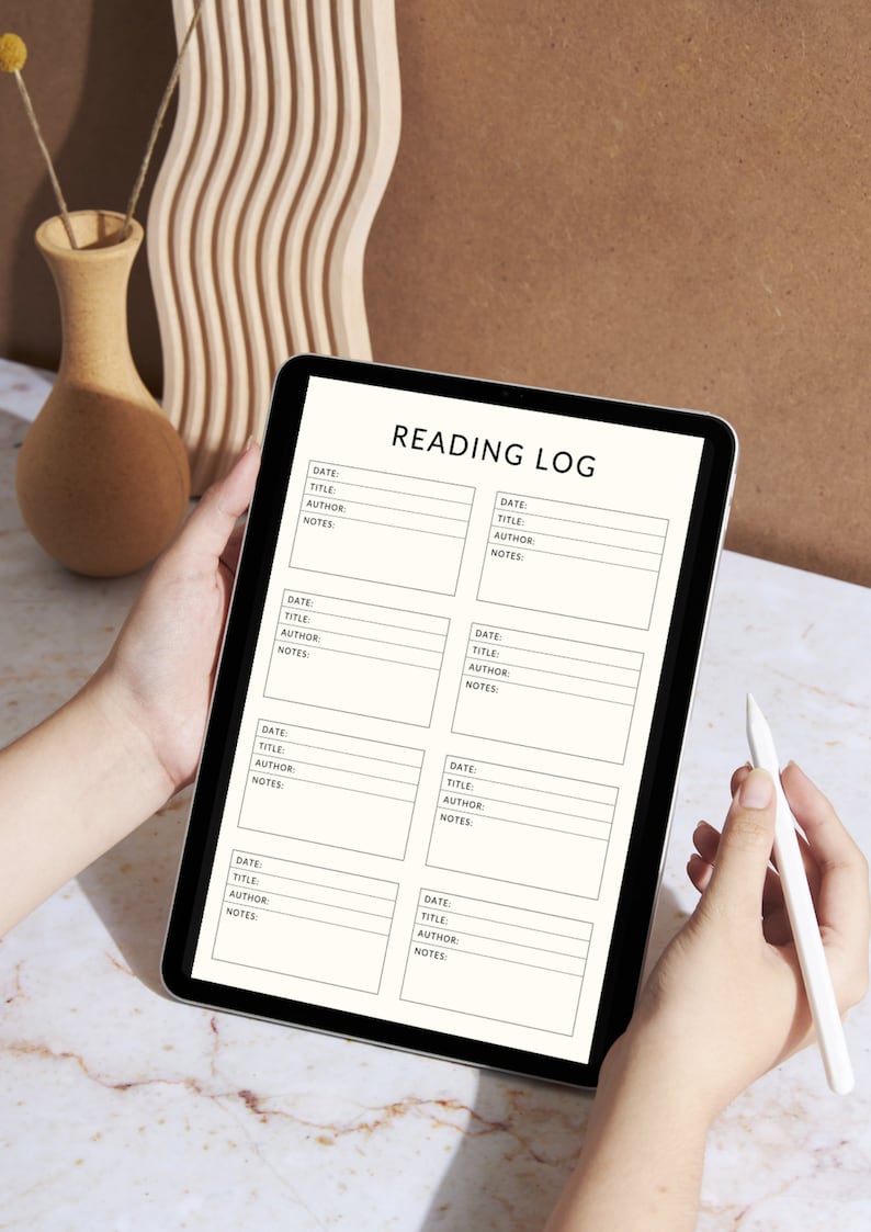 Reading Log Printable Reading Tracker Books to Read Books - Etsy