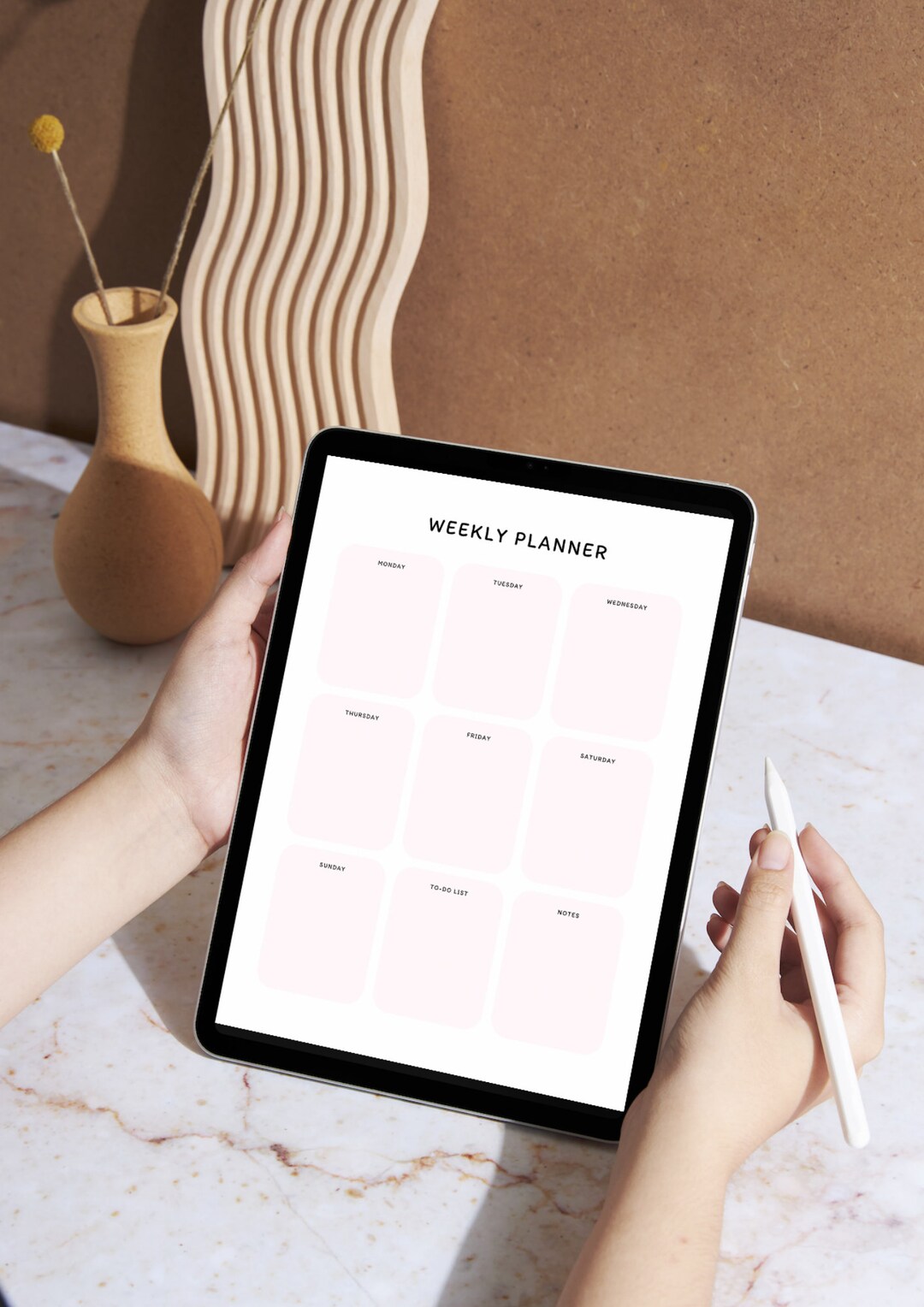 Weekly Planner Printable Minimalist Minimal Weekly Schedule - Etsy