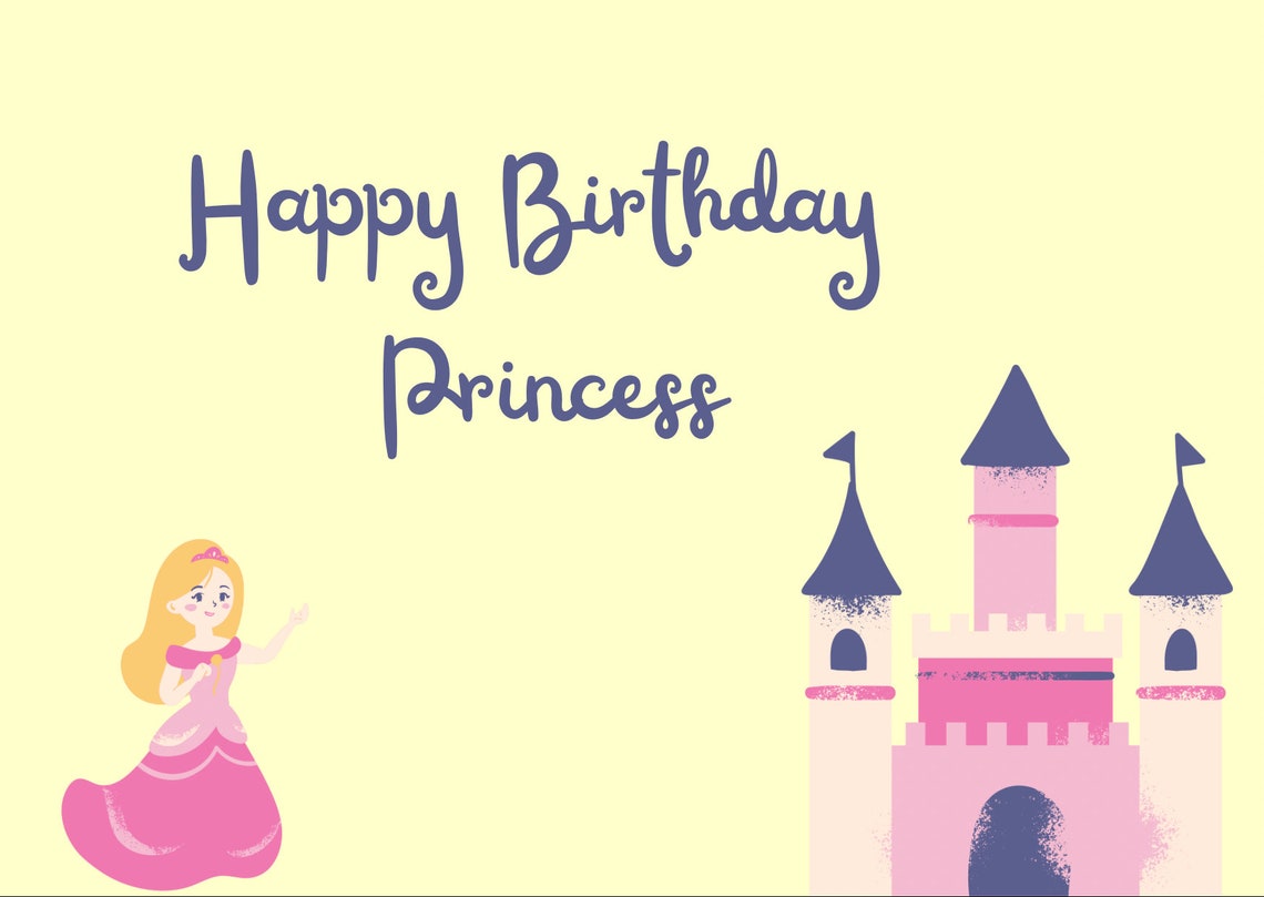 Printable Happy Birthday Card Adult Birthday Card simple Birthday Card ...