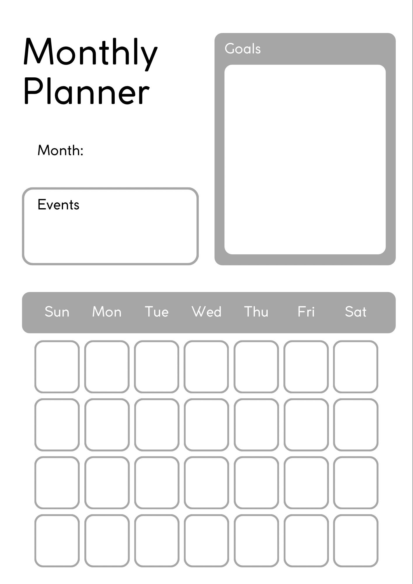 Stay Organized Print at Home Instant Download Daily Planner - Etsy