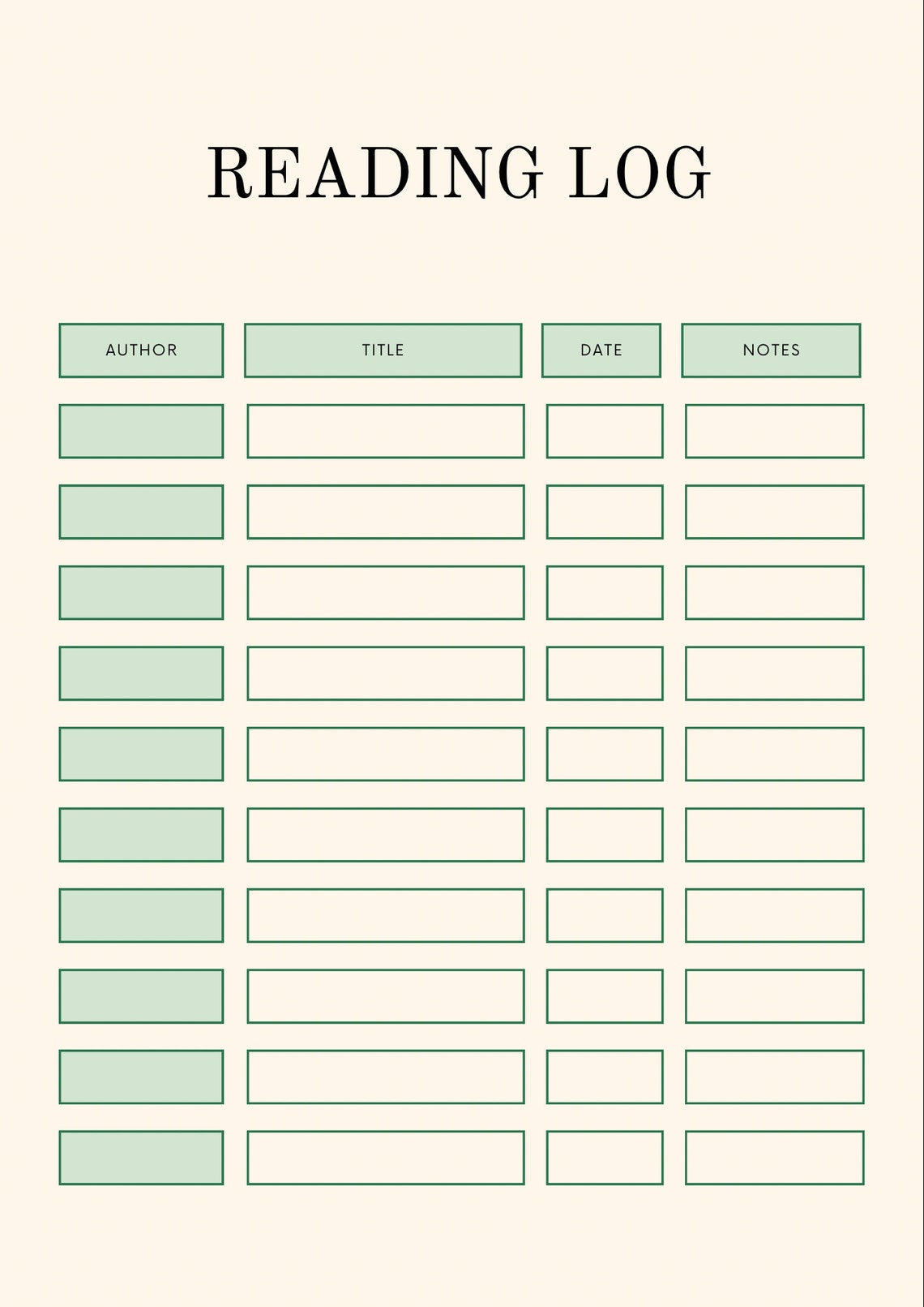 Reading Log Printable, Reading Tracker, Books to Read, Books I've Read ...