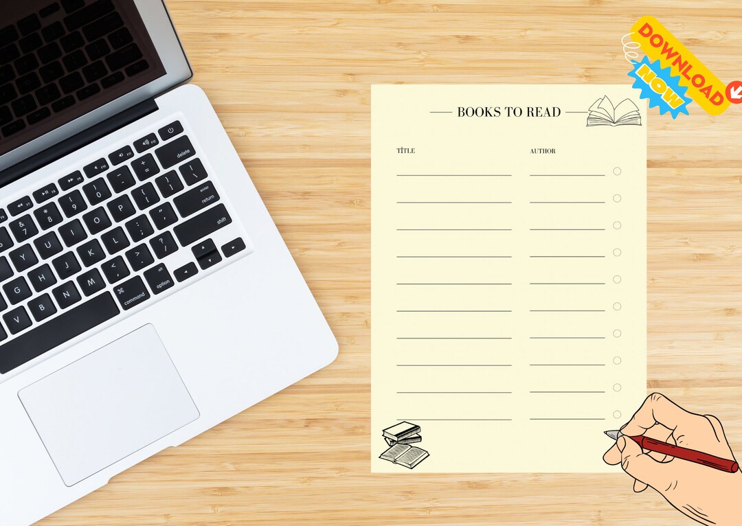 Reading Log Printable, Reading Tracker, Books to Read, Books I've Read ...