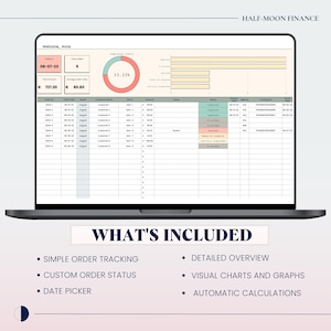 Order Tracker Google Sheets, Order Form, Order Management, Order System ...