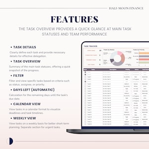 Task Tracker Google Sheets Template, Team Project Management, Task to ...