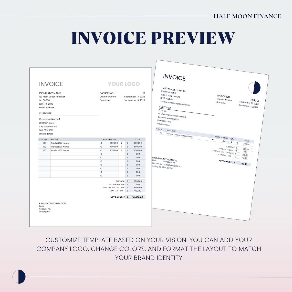 Invoice Generator, Invoice Template in Google Sheets for Small Business ...