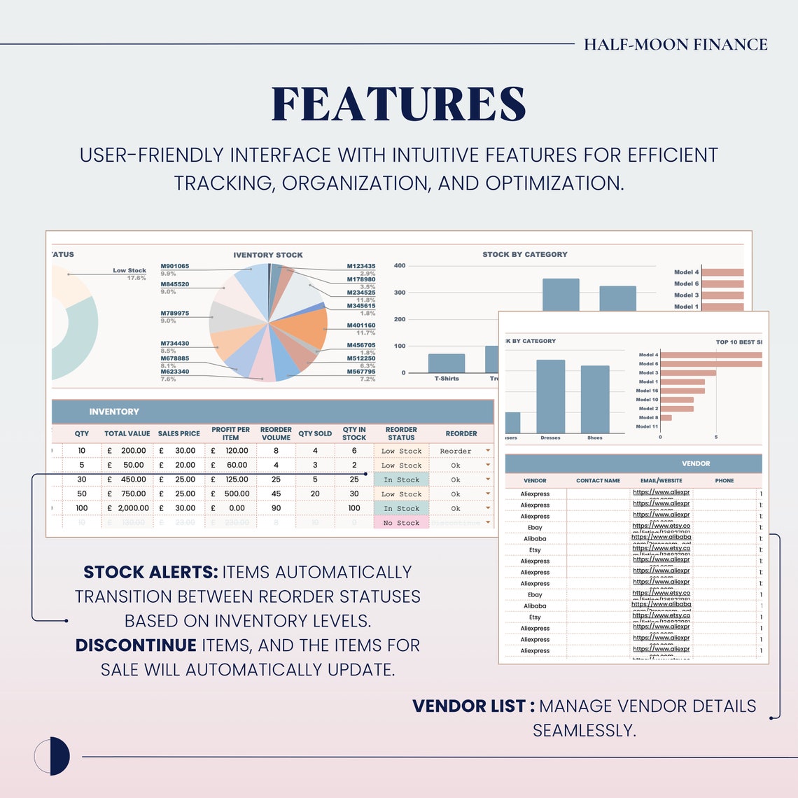 Inventory Tracker Google Sheets for Small Business, Inventory ...