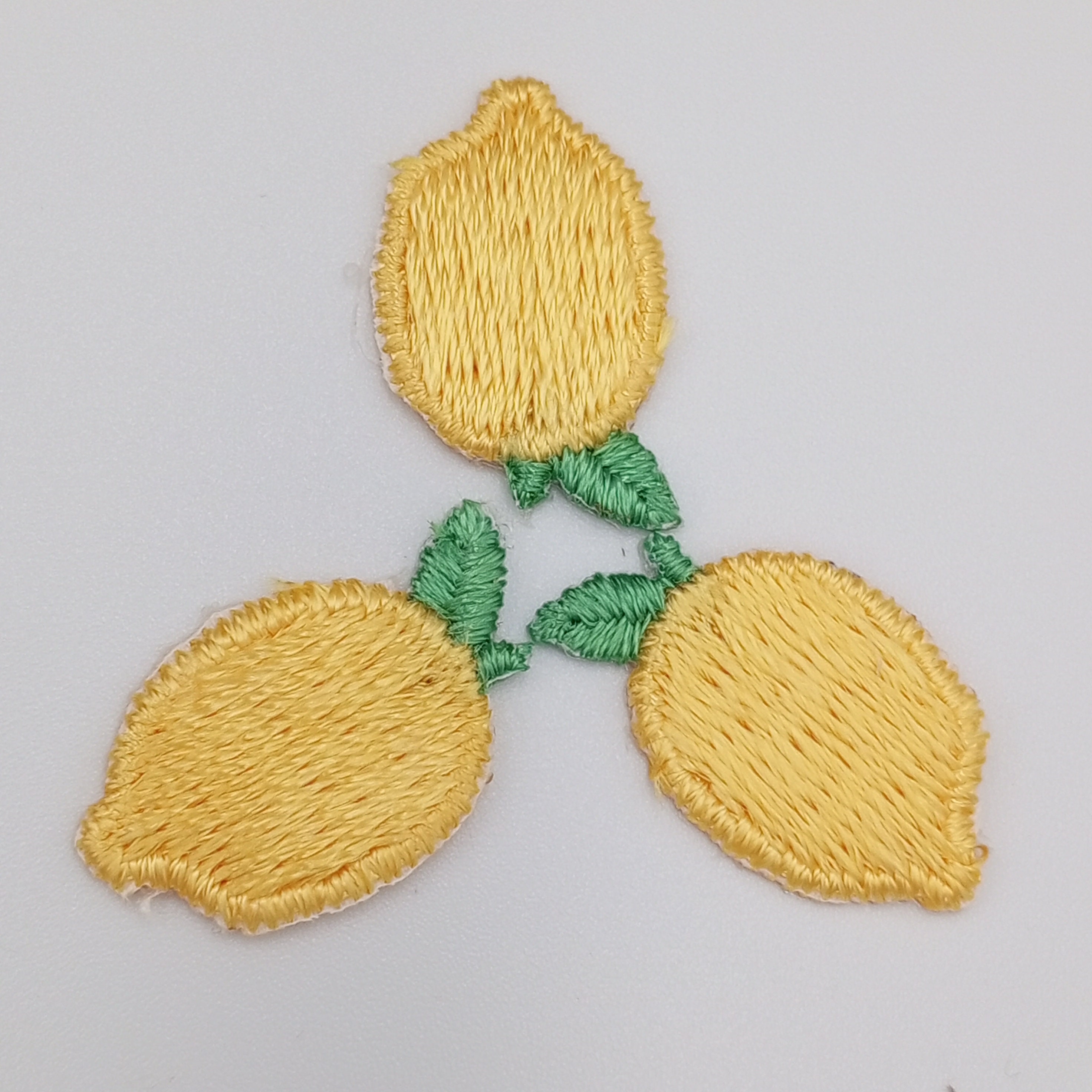 Cute Lemon Patches Iron on VINTAGE Appliques Yellow Lemon Fruit Patch ...