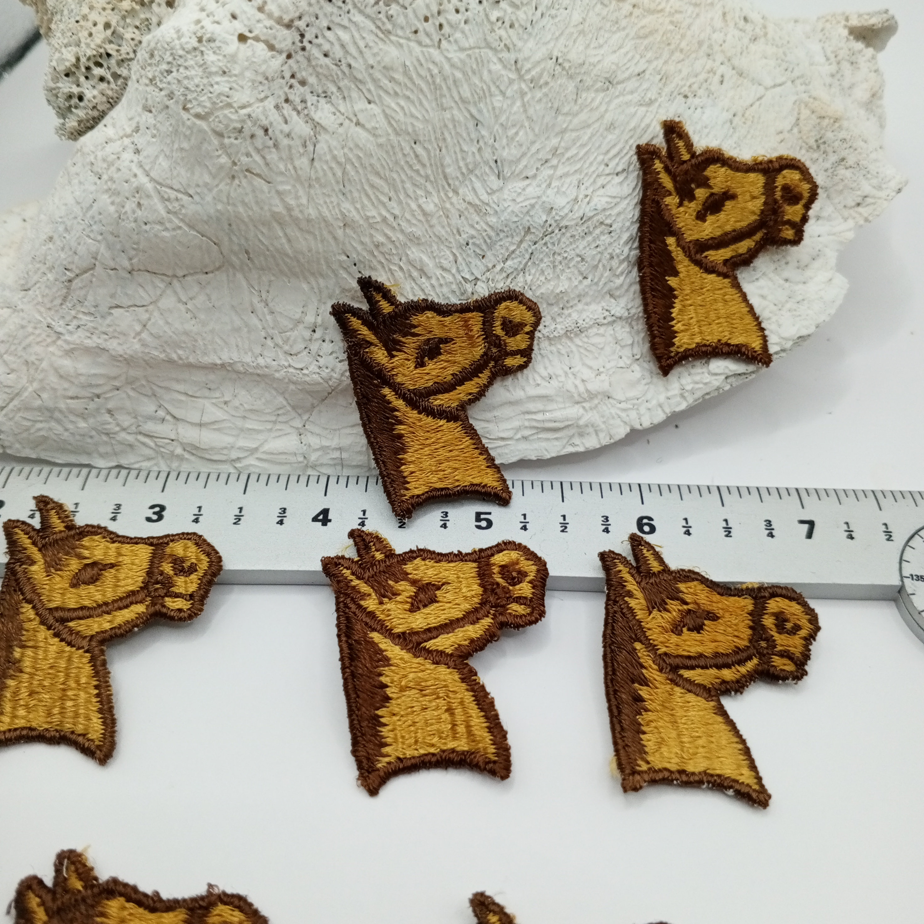 Horse Head Appliques Brown Horse Patches #436 - Etsy