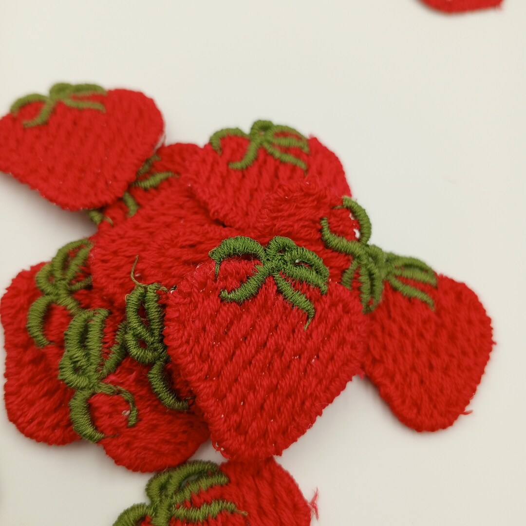 Berrylicious Strawberry VINTAGE Applique Sewing Patches Garden ...