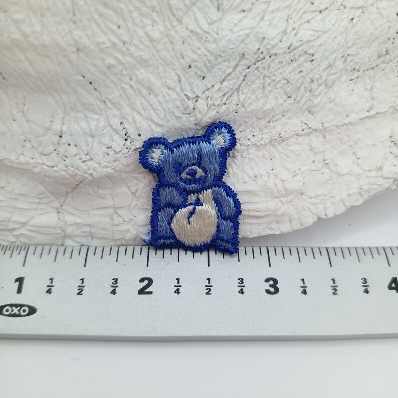 Blue Ivory Teddy Bear Patches Sewing Appliqué #469 - Etsy