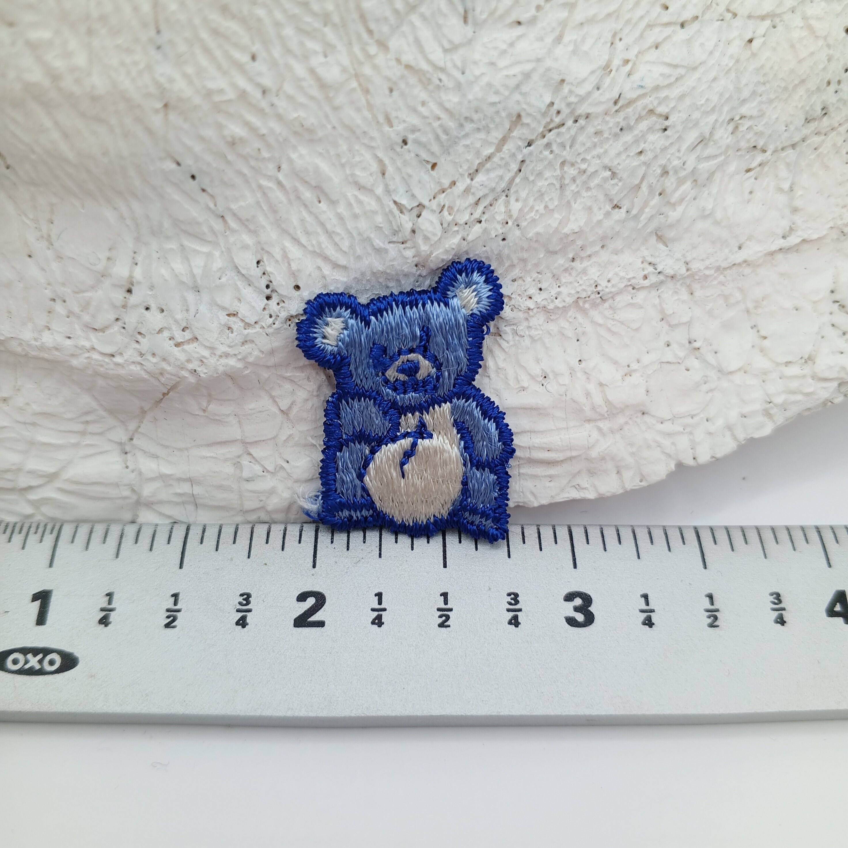 Blue Ivory Teddy Bear Patches Sewing Appliqué #469 - Etsy
