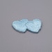 Light Blue Double Hearts Appliques VINTAGE Iron on Patches #660 - Etsy