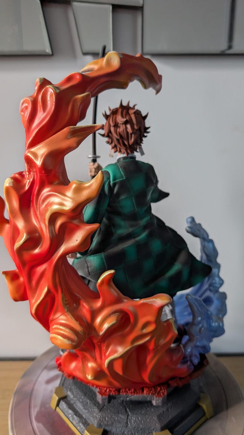 Tanjiro Kamado - Demon Slayer - Painted Resin - Etsy