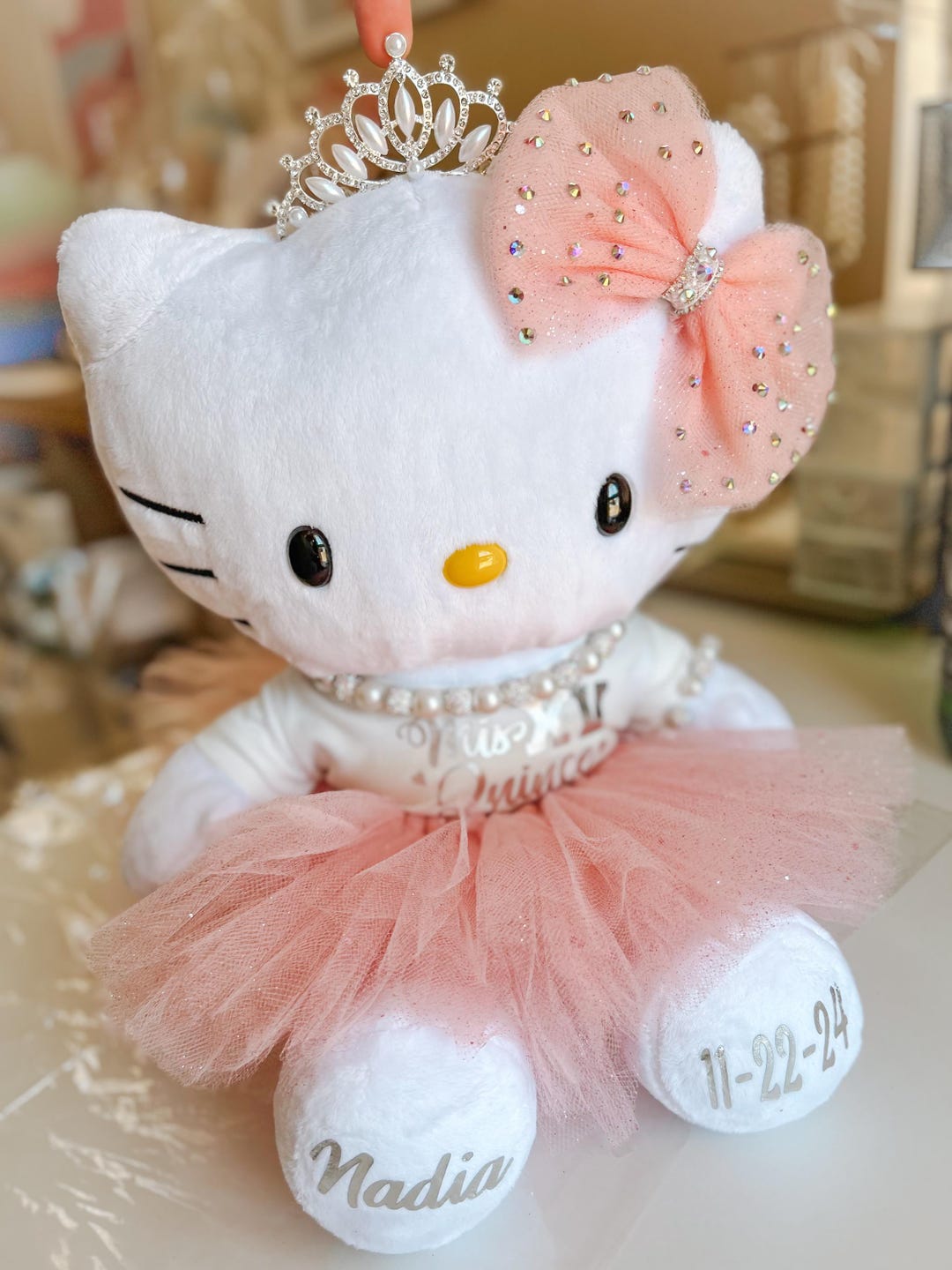 Quince Bear Para Quinceanera última Muñeca Oso Para Quince Osito Tutu ...