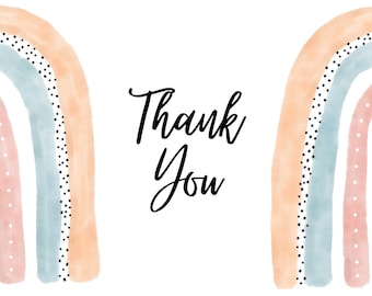 Digital Thank You Cards - Etsy