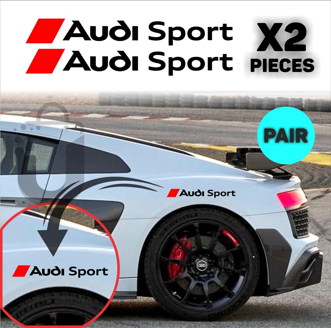Audi Sport Racing Decal Stickers: Car Body Customization - 28cm - Etsy