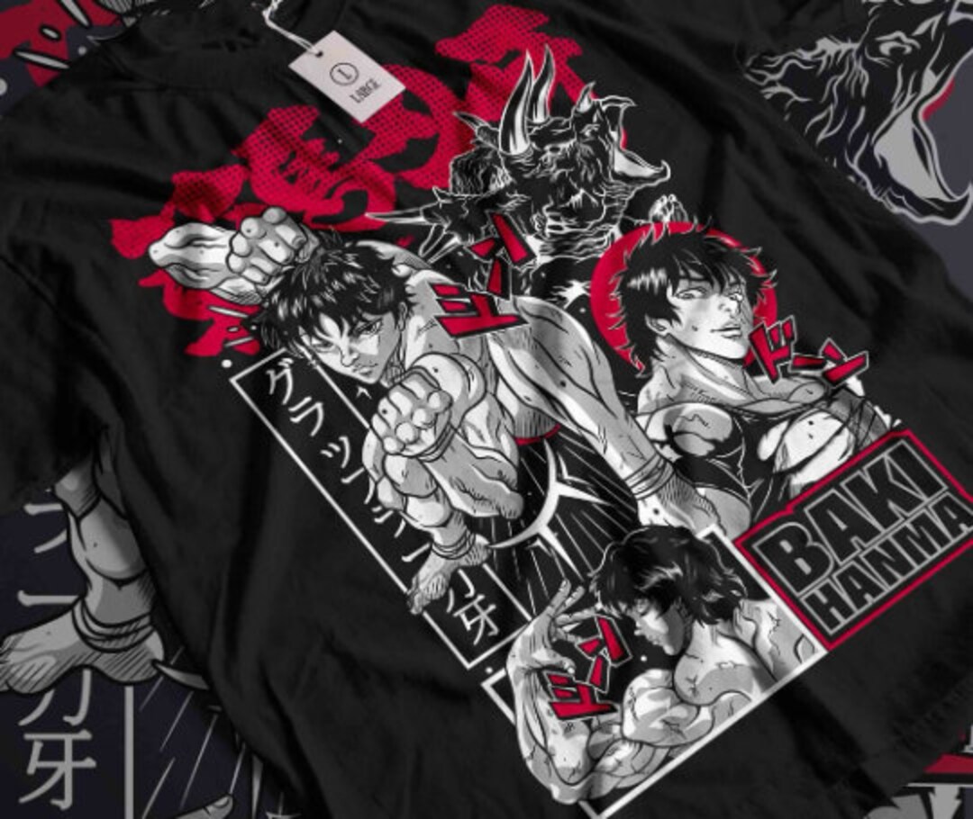 JACK HANMA Shirt, Baki Hanma Series Anime T-shirt,baki the Grappler ...