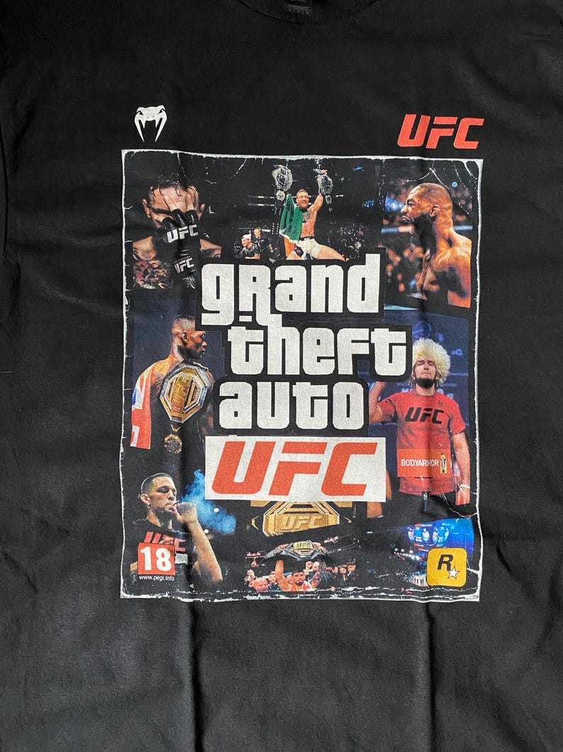 Grand Theft Auto UFC Edition Venum T-shirt - Etsy