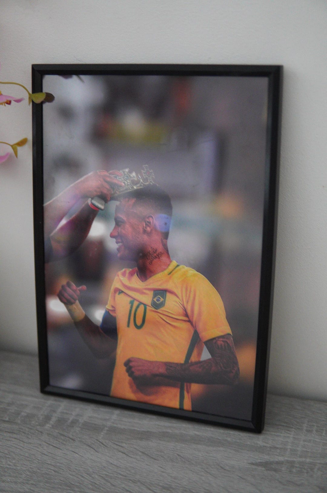 Neymar JR Poster Framed - Etsy