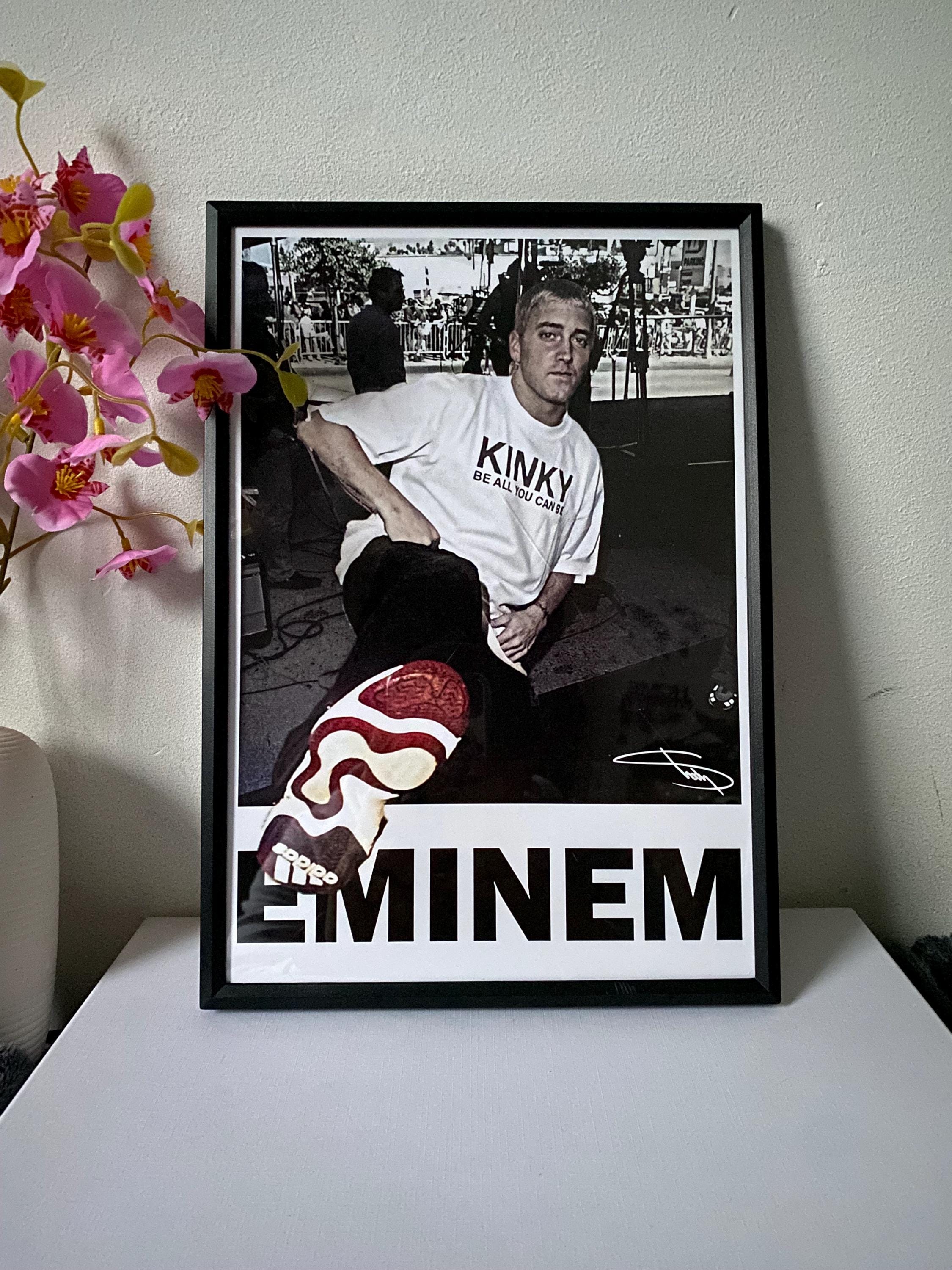 Eminem Slim Shady Poster Framed Rap Wall Art Sports Legend Print ...