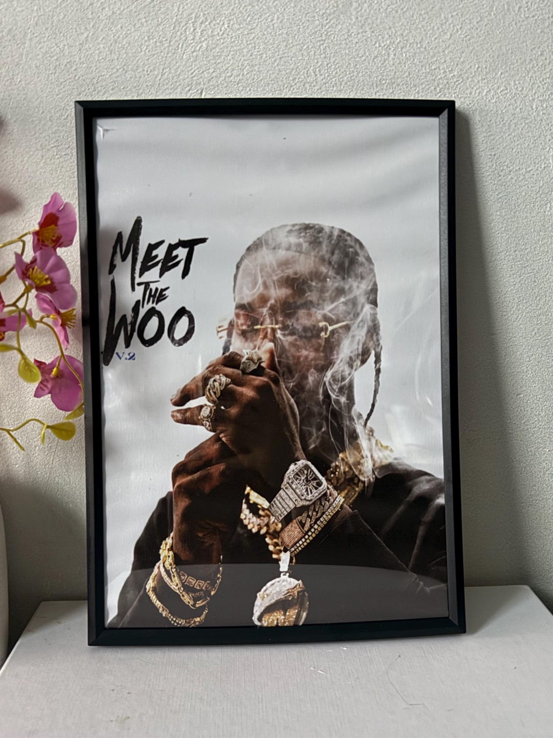Pop Smoke Rap Album Poster Framed Rap Wall Art Sports Legend Print ...