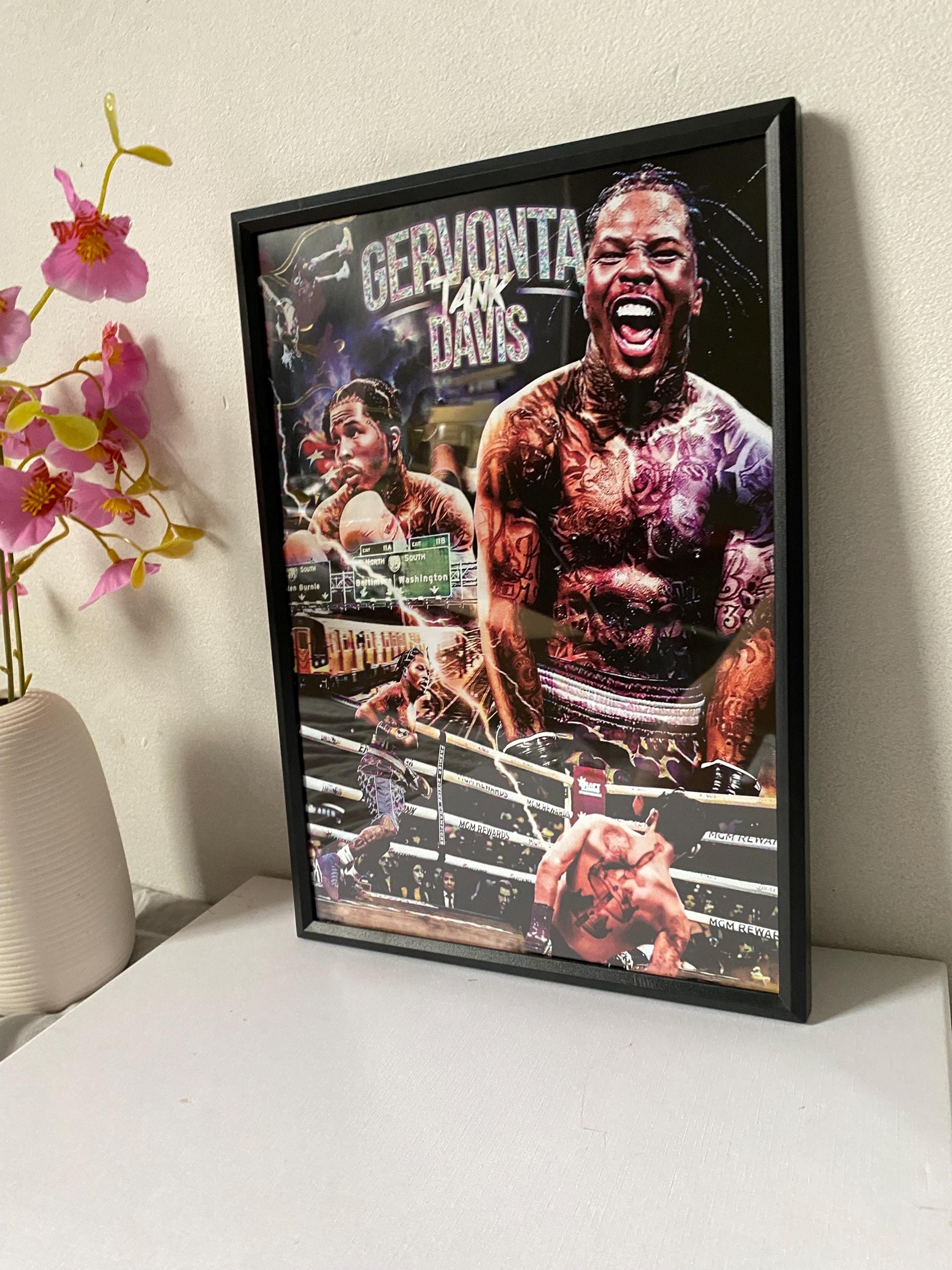 Gervonta Davis Boxing Poster Framed /vintage Retro/ Trendy Print ...
