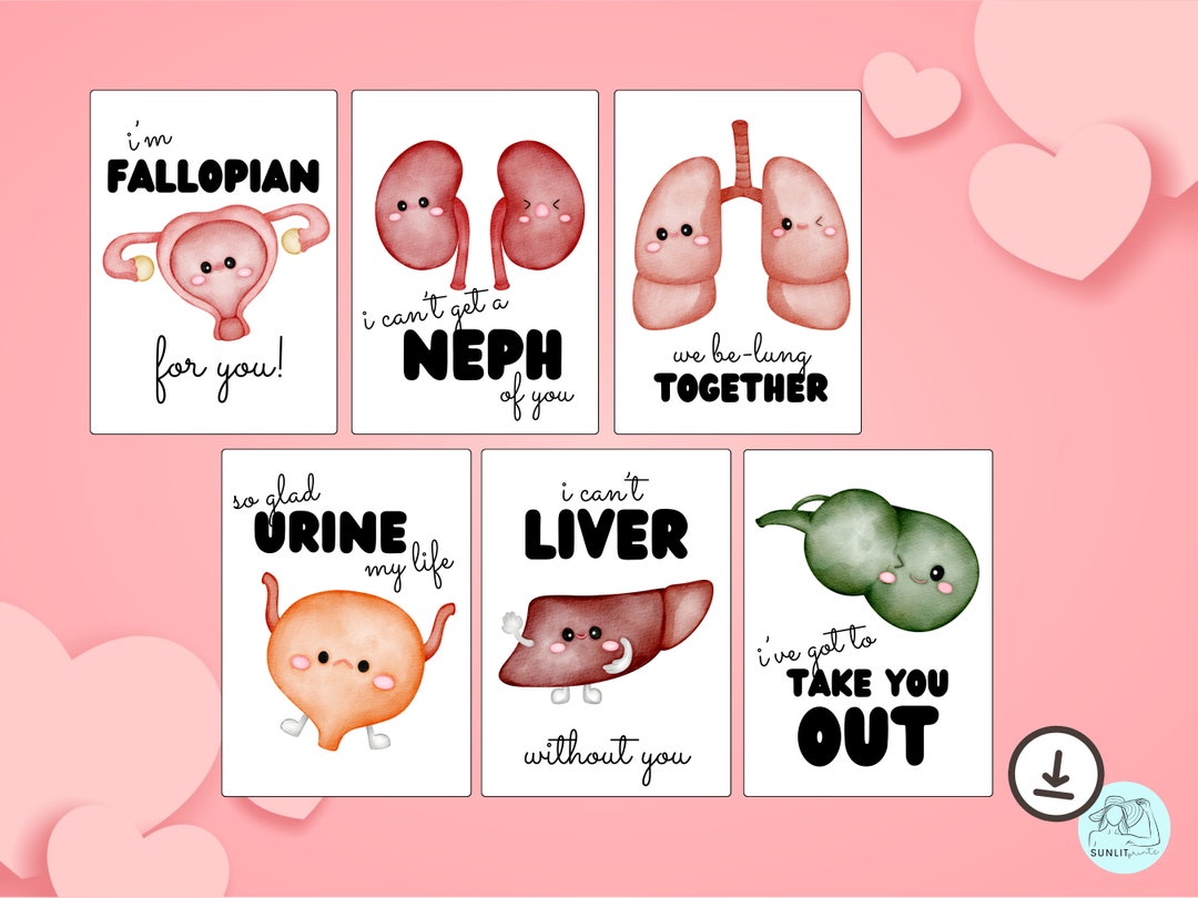 Medical Valentines Printable, Valentines for Doctors, Nurses, Medical ...