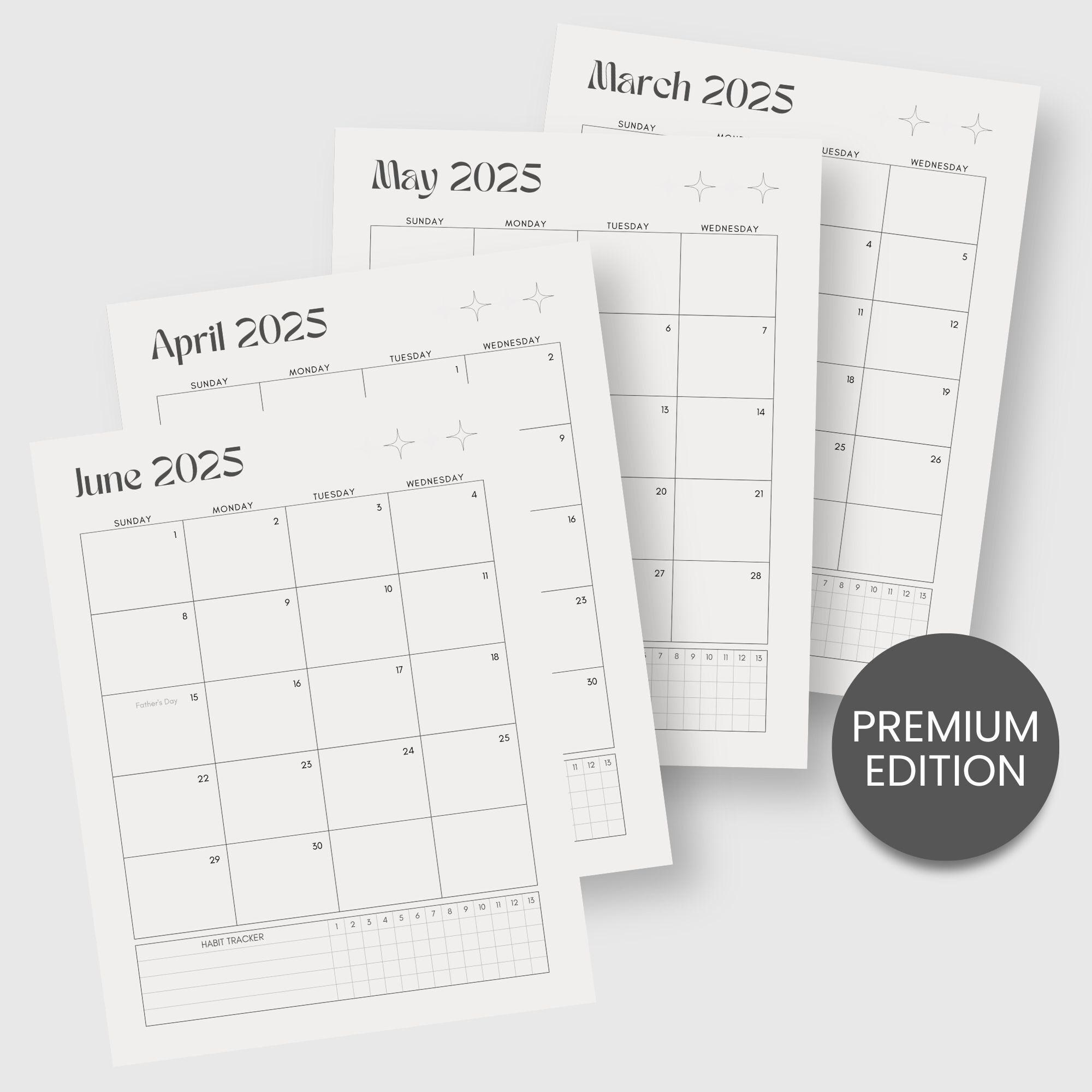 All-in-one 2025 Digital Planner Bundle (printable PDF) - Etsy