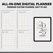 All-in-one 2025 Digital Planner Bundle (printable PDF) - Etsy