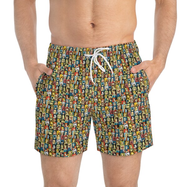 Cartoon Swim Trunks - Etsy