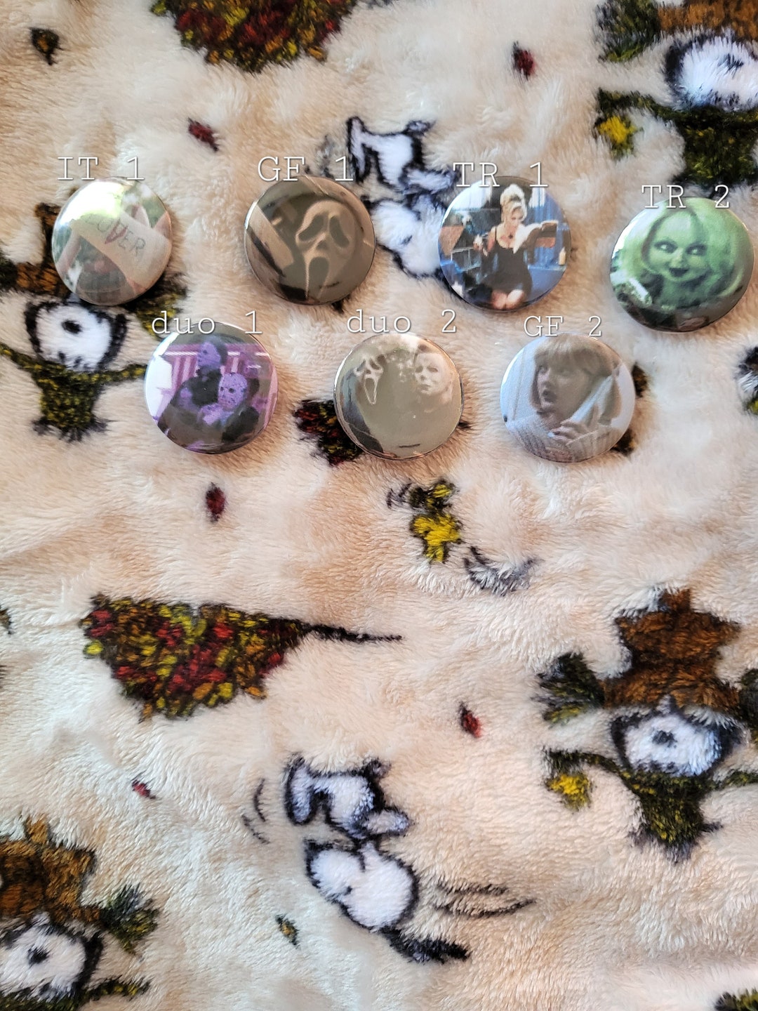 Horror Buttons - Etsy