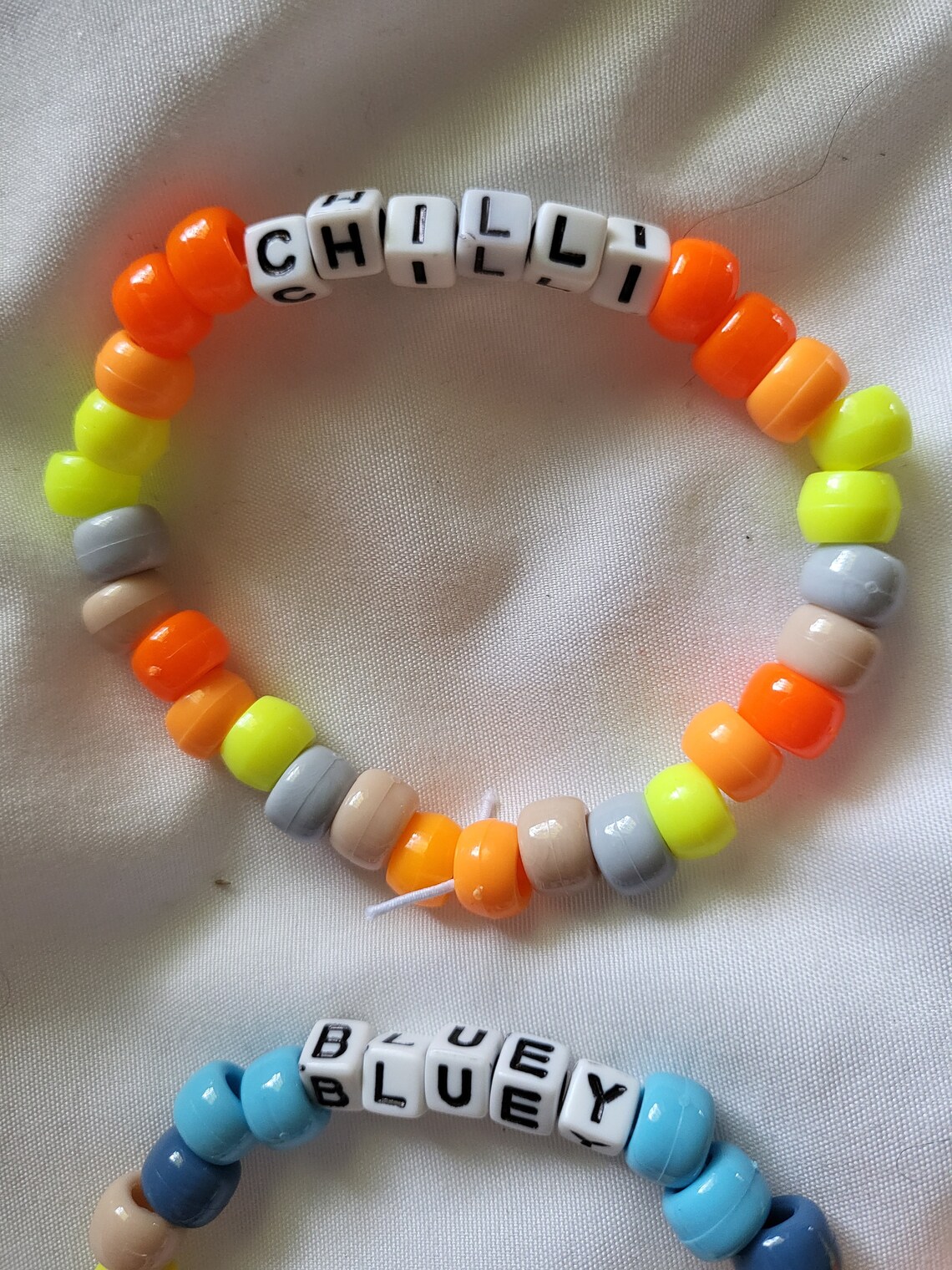 Bluey Matching Kandi Bracelet Set - Etsy
