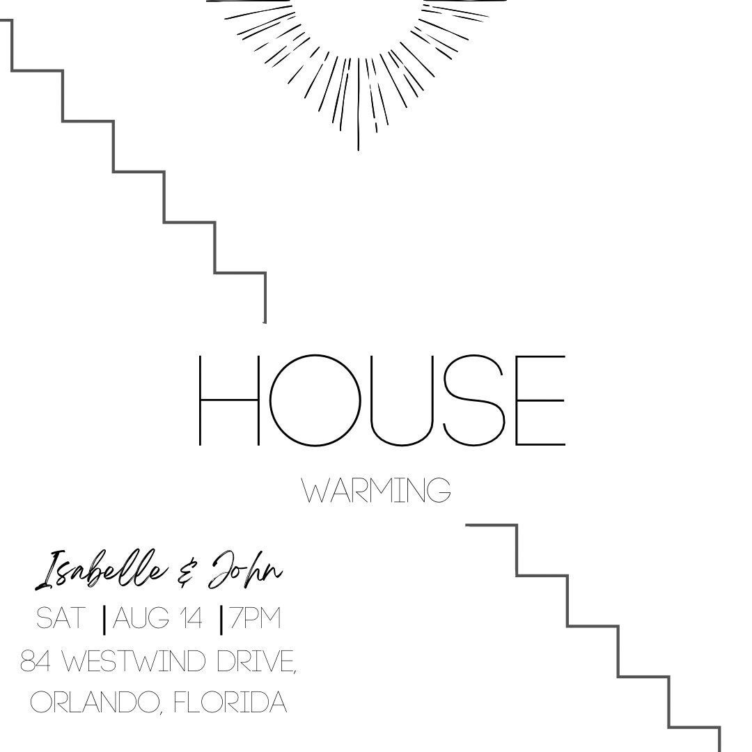 Classy Digital/printable House Warming Invitation - Etsy