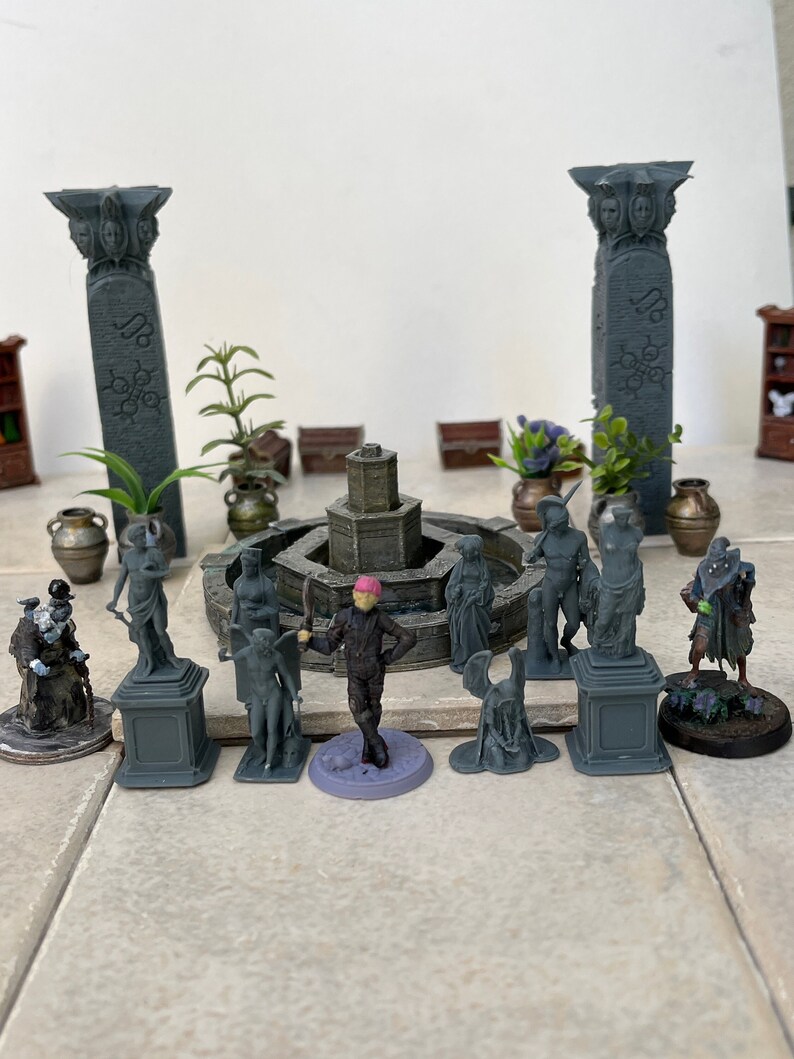 Renaissance Statues for Dungeons and Dragons Dnd Miniature - Etsy