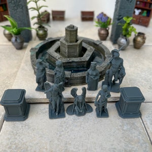 Renaissance Statues for Dungeons and Dragons, Dnd Miniature Terrain ...