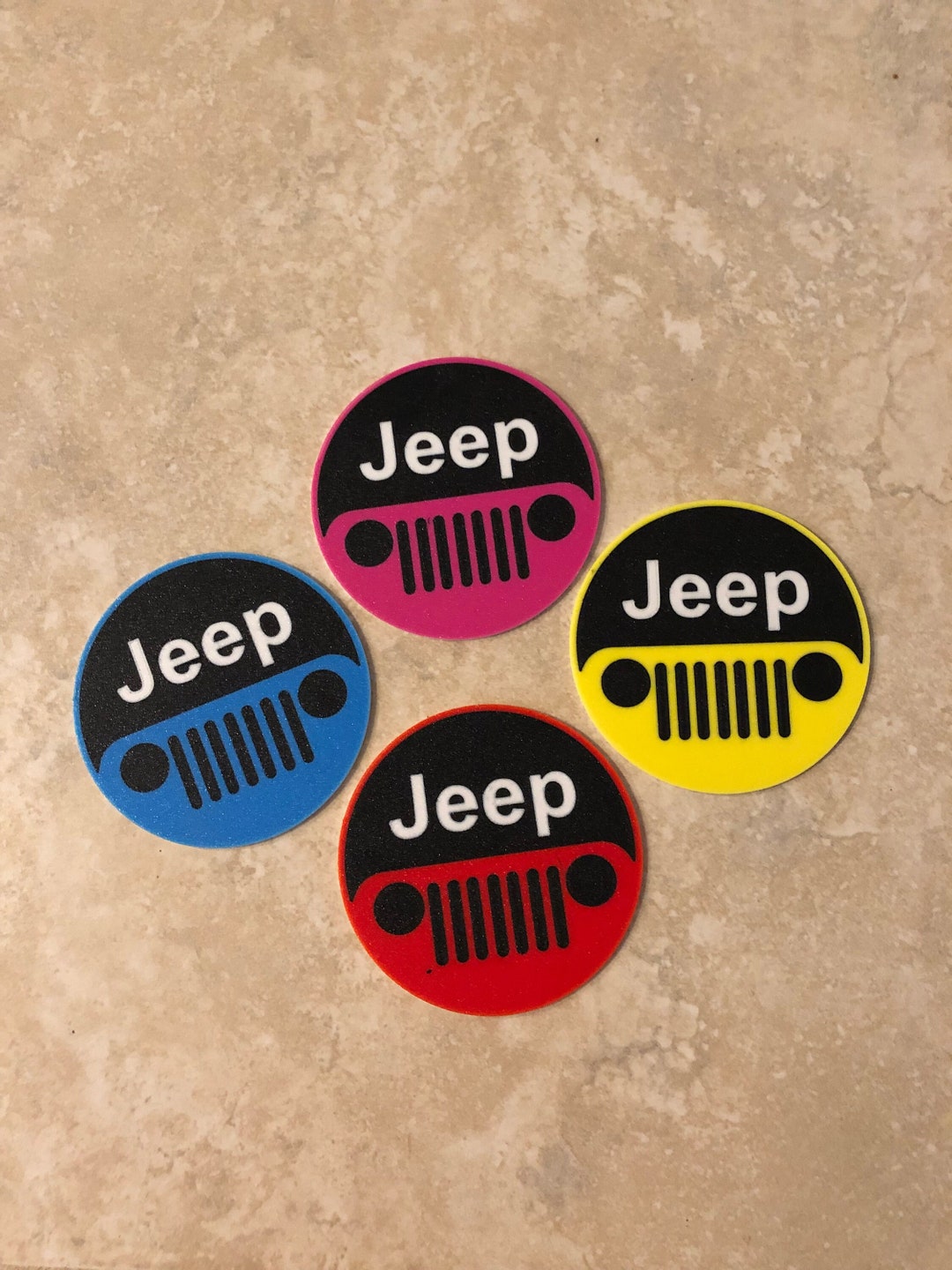 3D Printed Jeep Drink Coasters 4 Count - Etsy