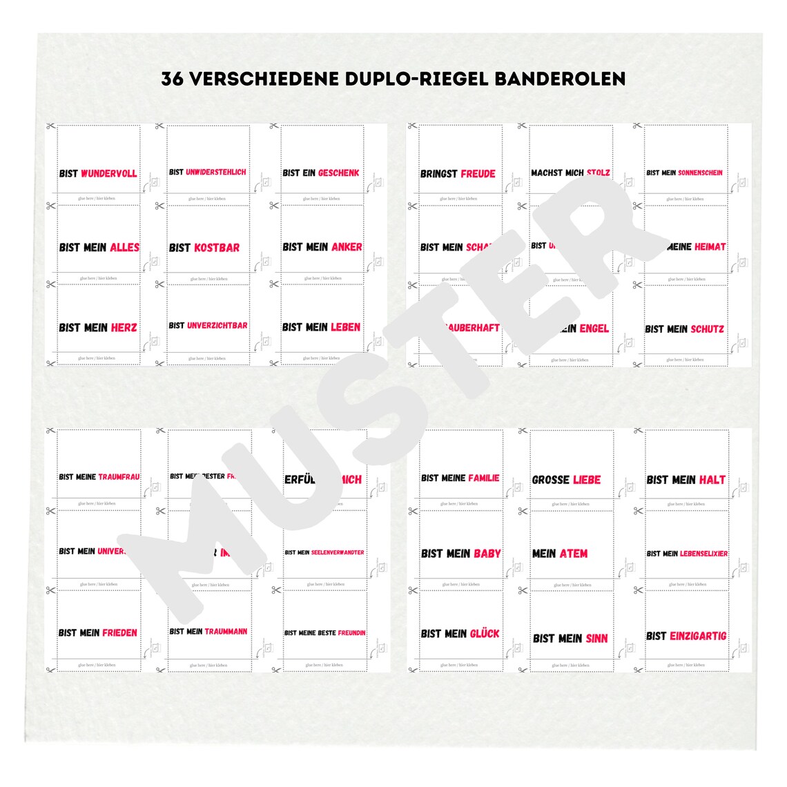 Favorite Person Duplo Banderoles Duplo Templates Declaration of Love ...