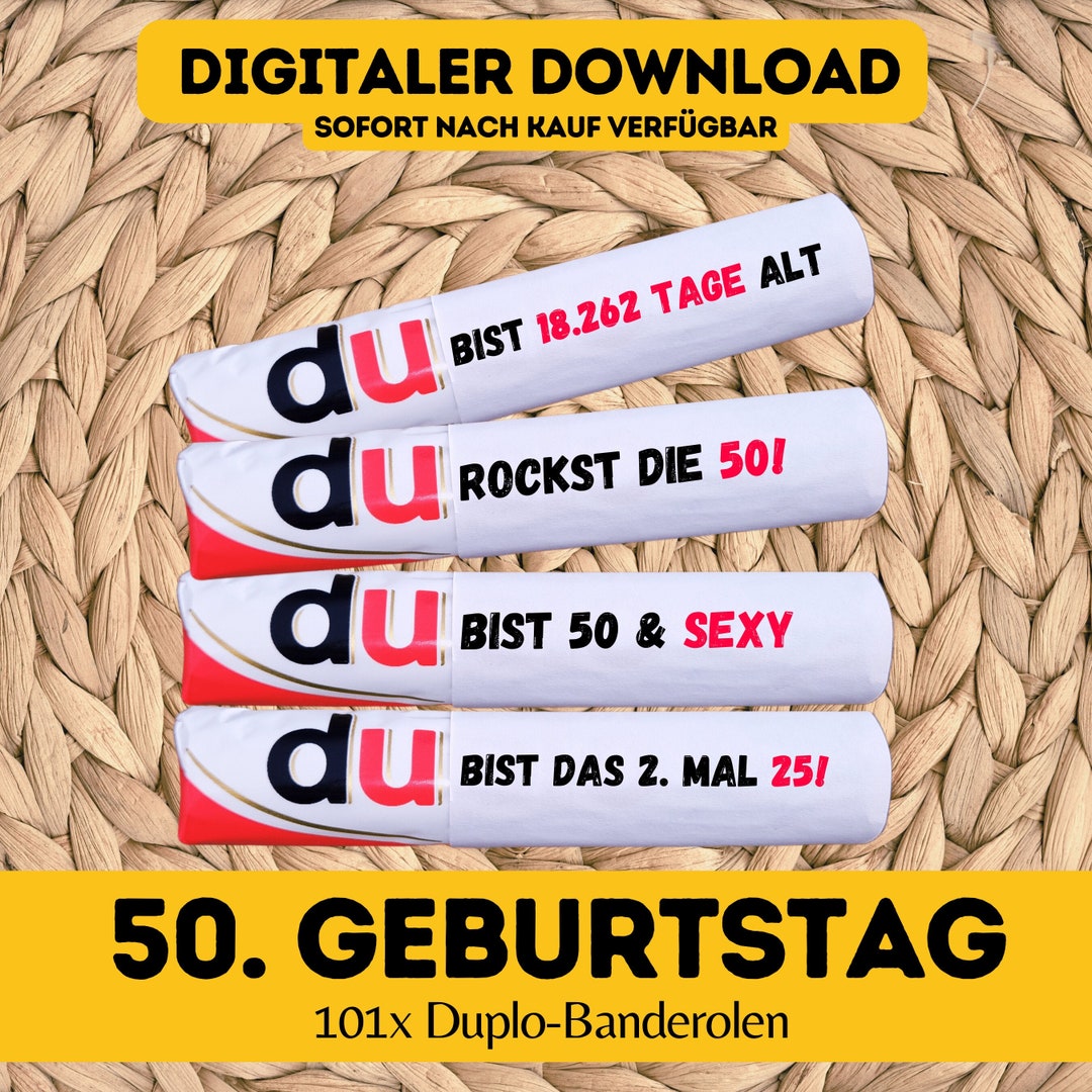 Duplo Banderoles 50th Birthday, Duplo Templates, 50 DIY, Download 101 ...