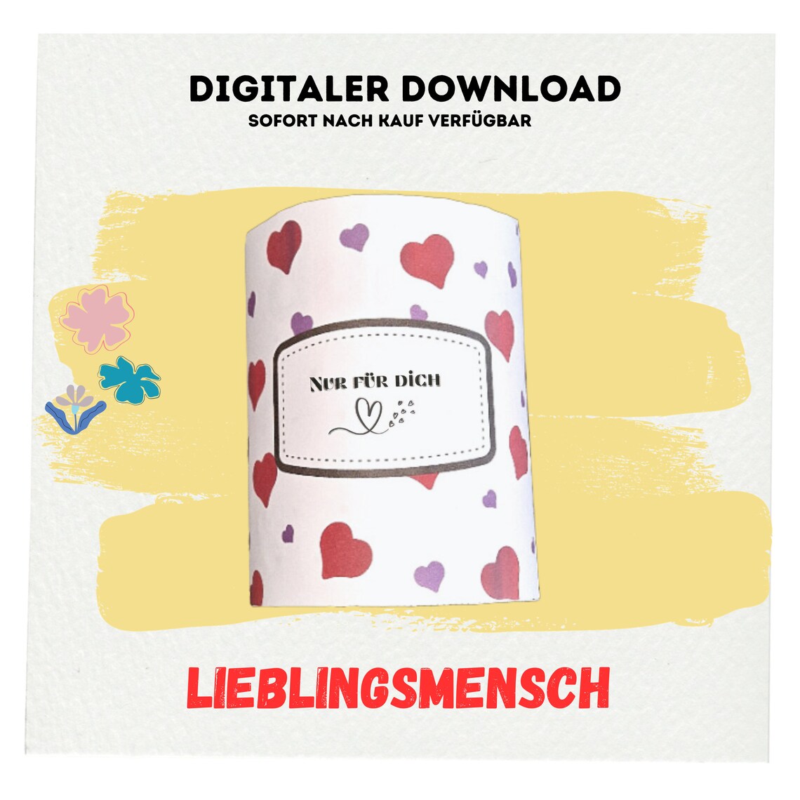 Favorite Person Duplo Banderoles Duplo Templates Declaration of Love ...