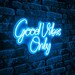 Good Vibes Only Neon Sign Wall Decor Custom Handmade Neon Good Vibes ...