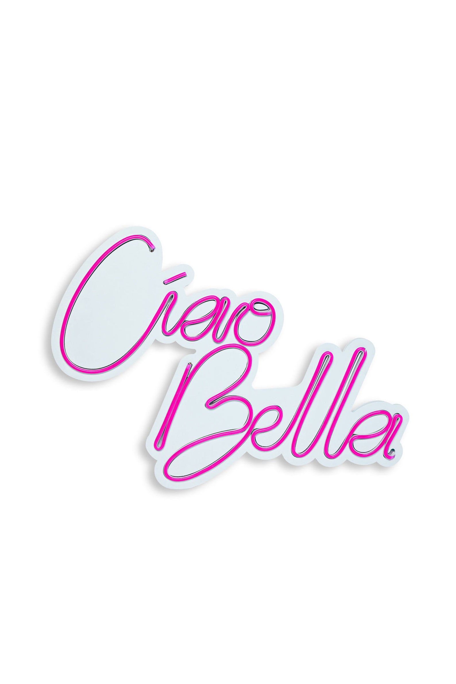 Ciao Bella Neon Sign for Wall Decor Handmade Custom Pink - Etsy