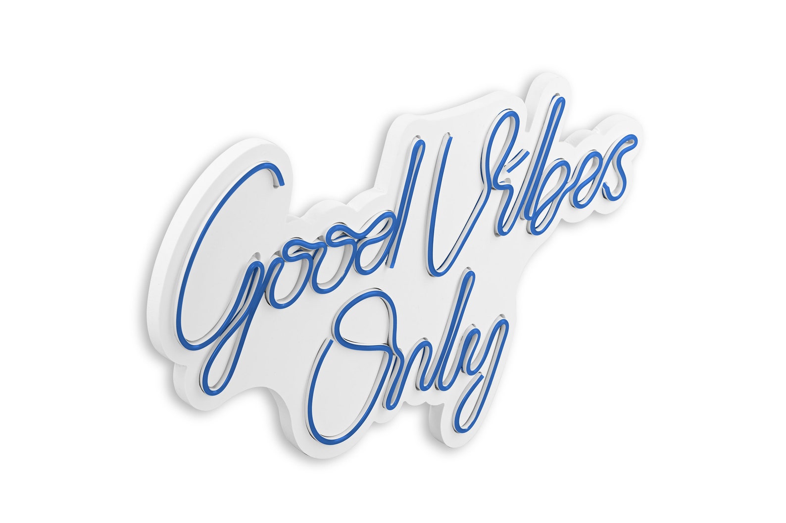 Good Vibes Only Neon Sign Wall Decor Custom Handmade Neon Good Vibes ...
