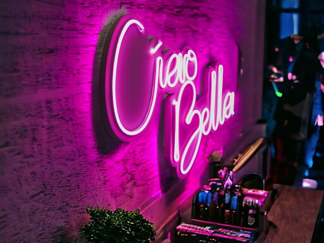 Ciao Neon Sign, Handmade Neon, Ciao Bella Led, Ciao Bella Neon Wall ...